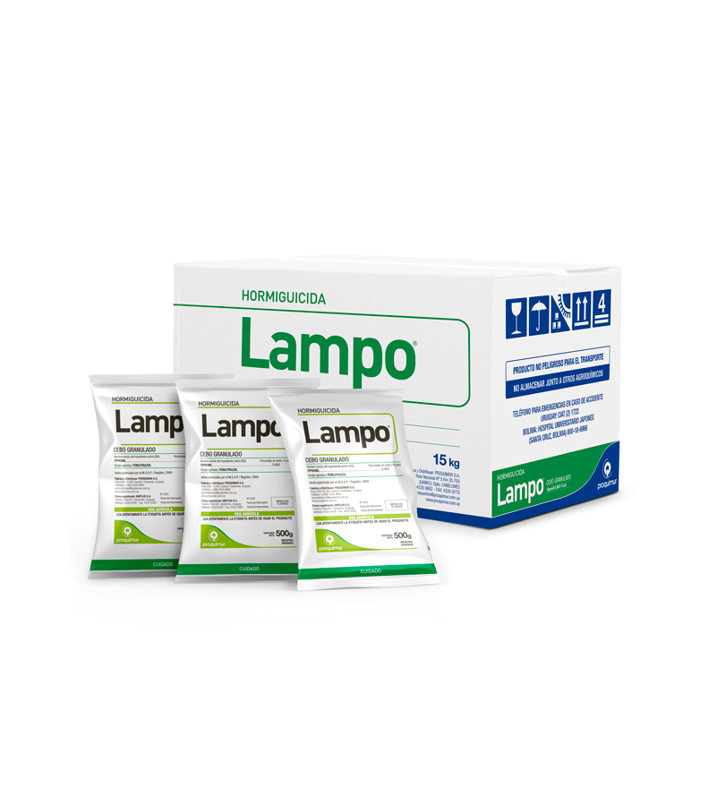 Lampo – Bolsa 500g y caja | Proquimur